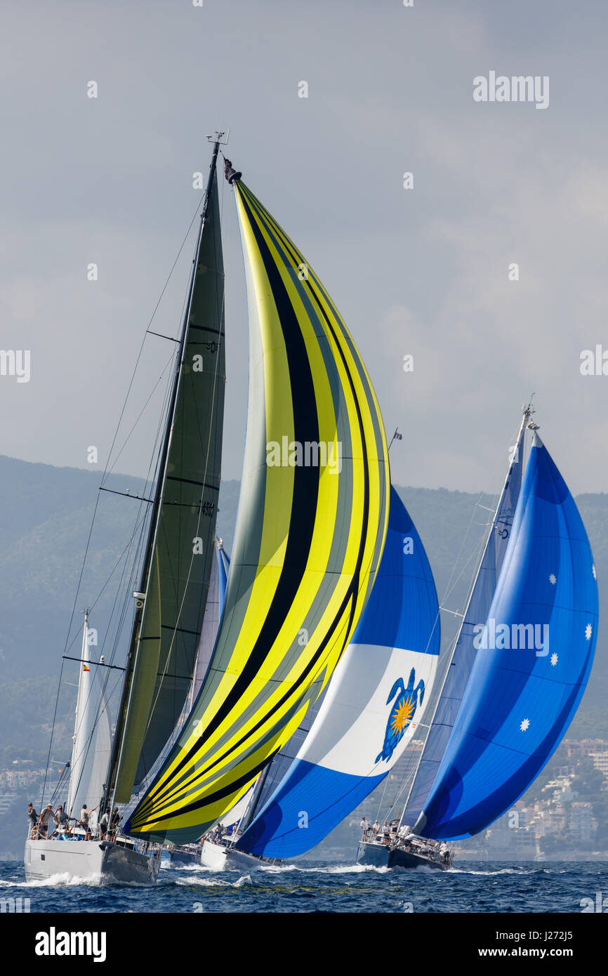 Yacht Sailing Race Stock Photo - Alamy
