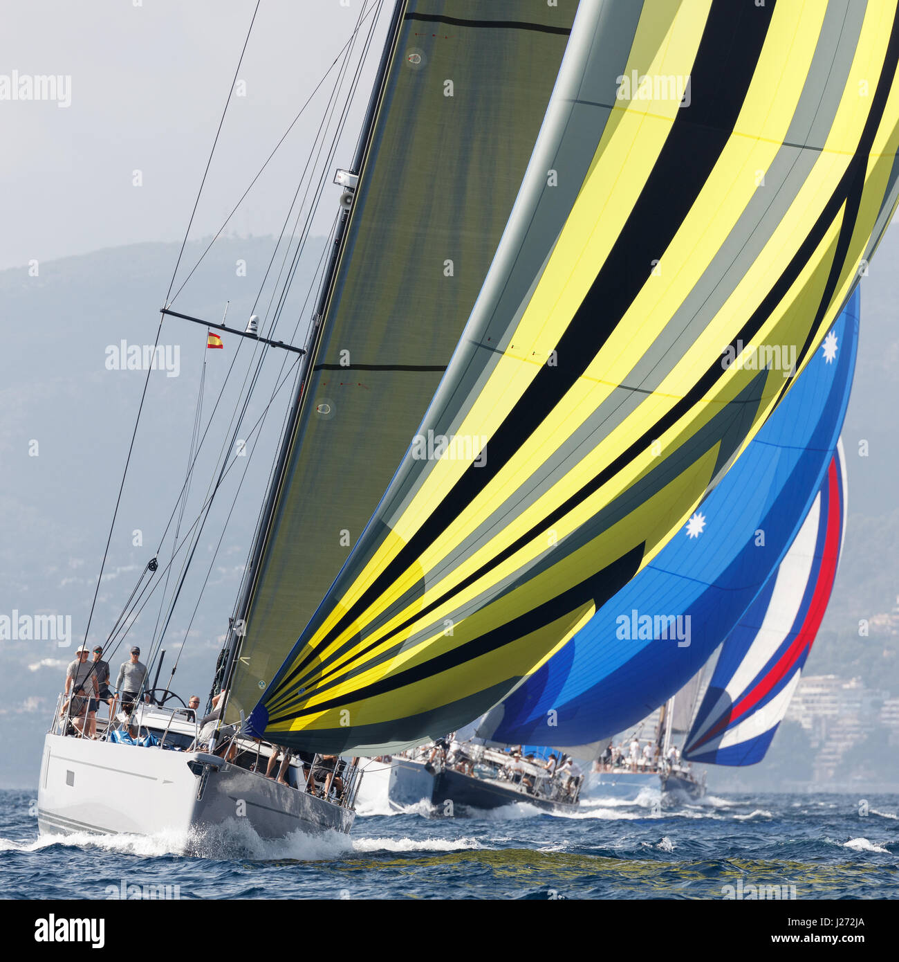 Yacht Sailing Race Stock Photo - Alamy