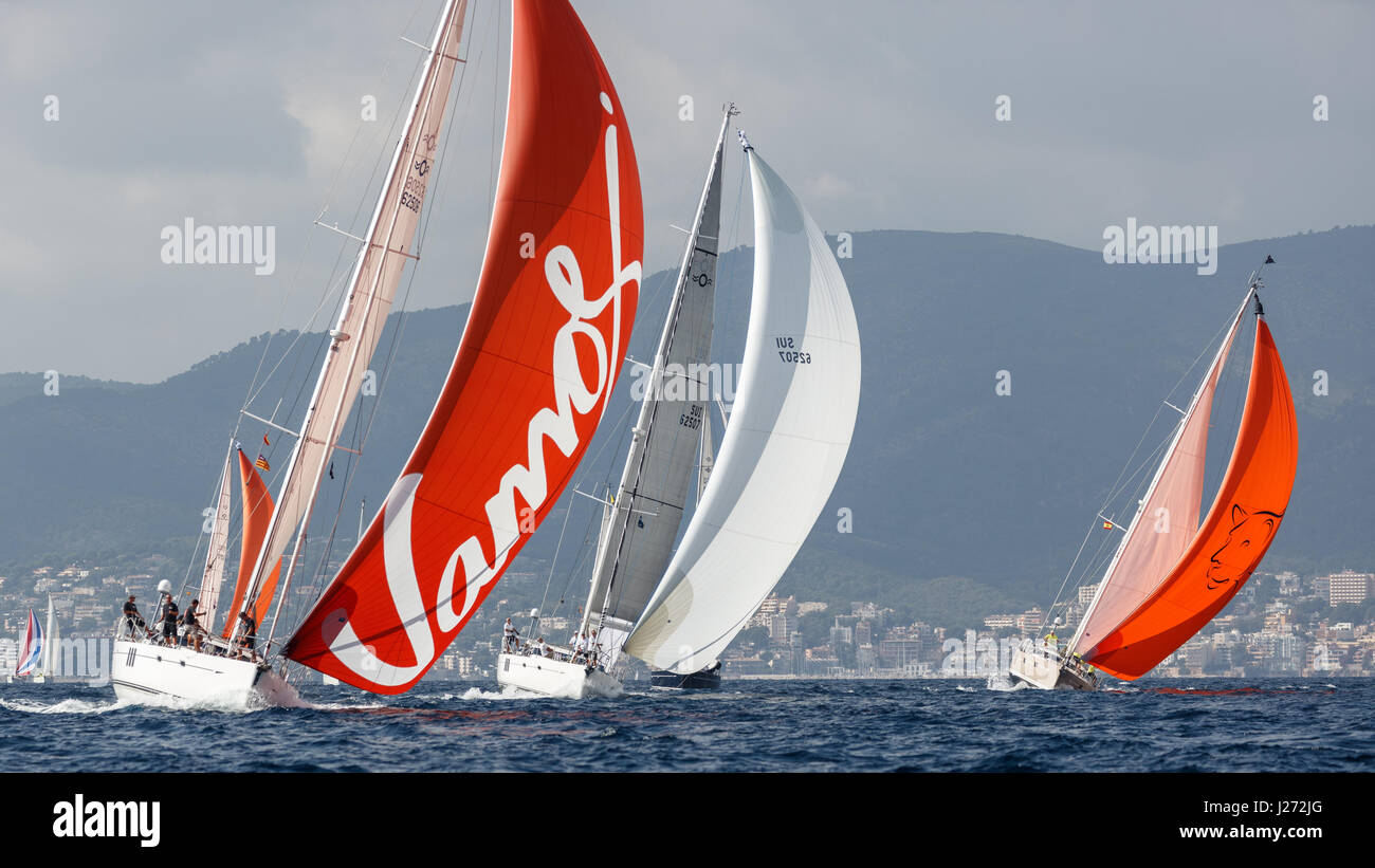 Yacht Sailing Race Stock Photo - Alamy