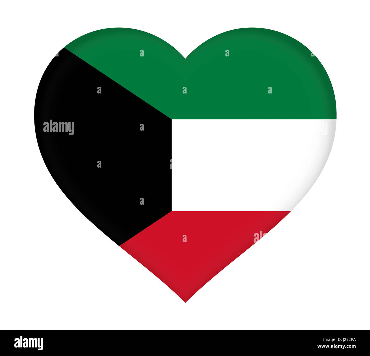Love kuwait symbol heart flag hi-res stock photography and images - Alamy