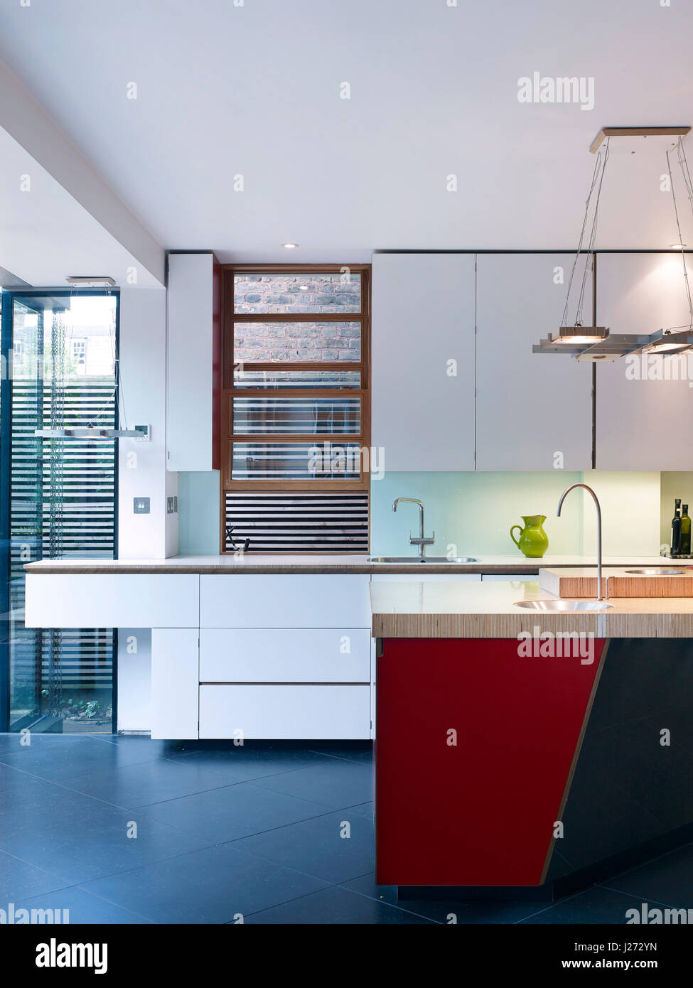Kitchen. Quadruple cube room, LONDON, United Kingdom. Architect: Andrew ...