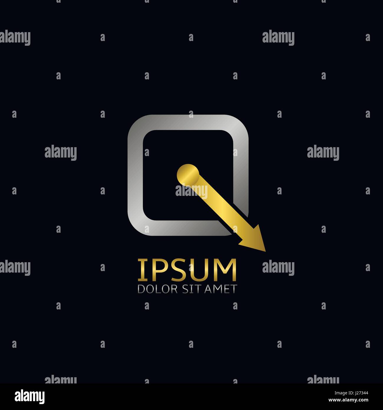 The q clock Stock Vector Images - Alamy