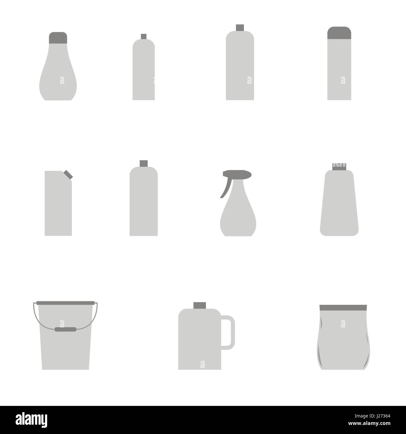 Bottle icon set Stock Vector Image & Art - Alamy