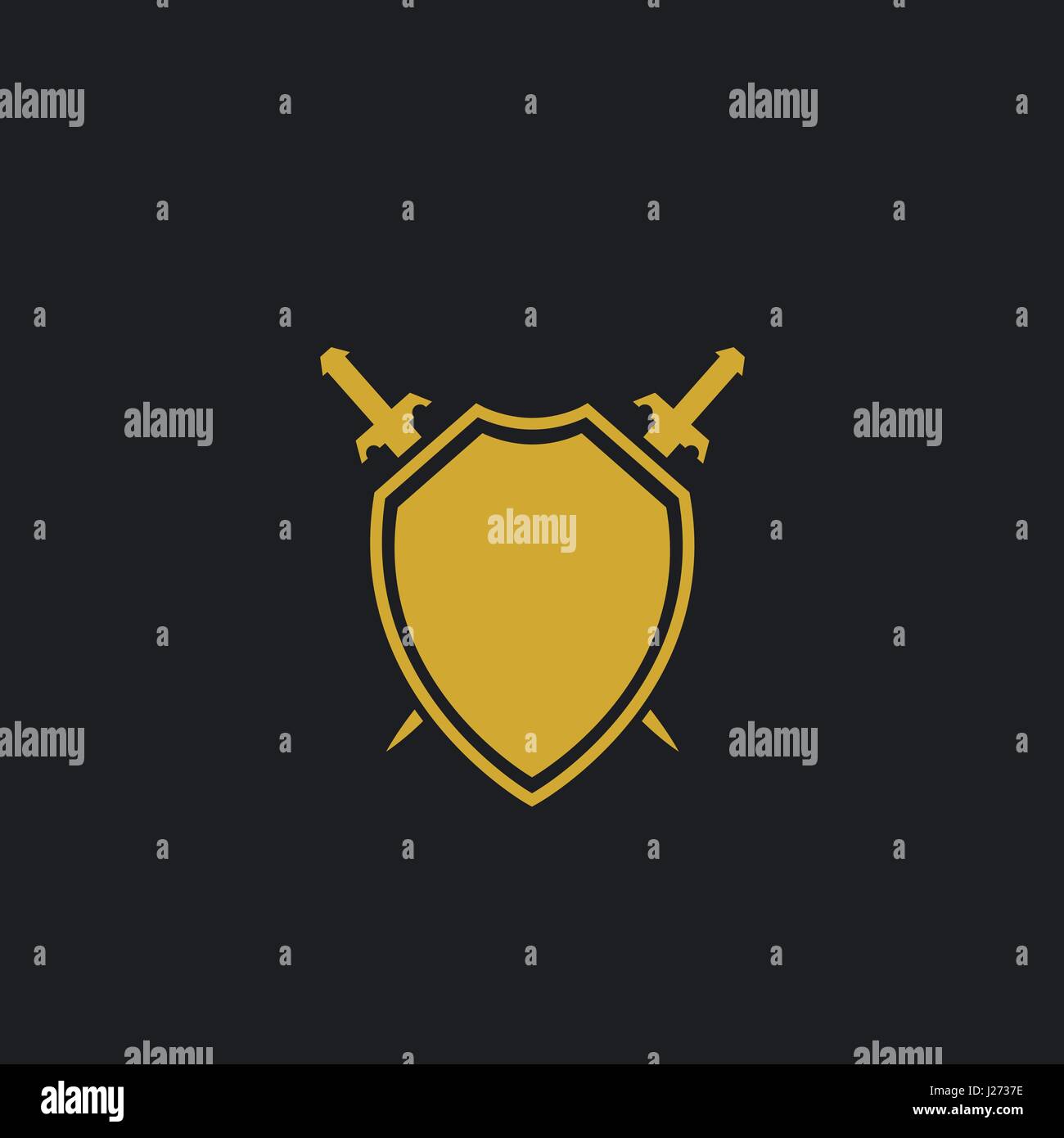 Shield sword antique medieval Stock Vector Images - Alamy