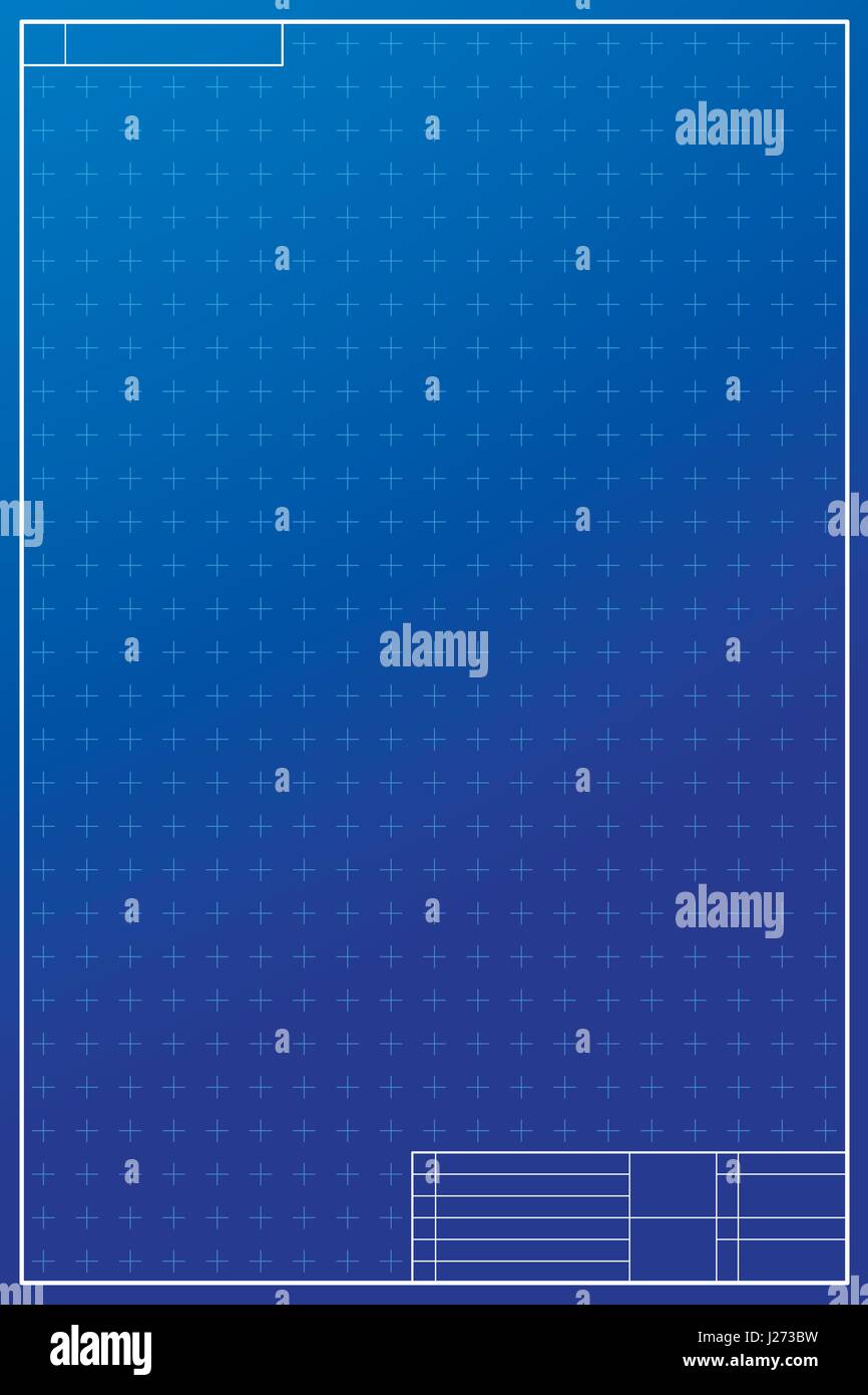 Vertical layout in blueprint style with marks Stock Vector Image & Art ...