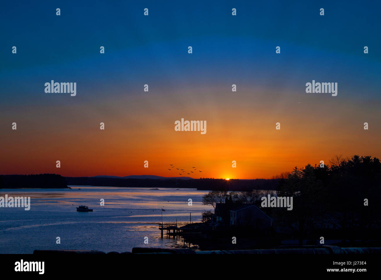 Piscataqua river bridge hi-res stock photography and images - Alamy