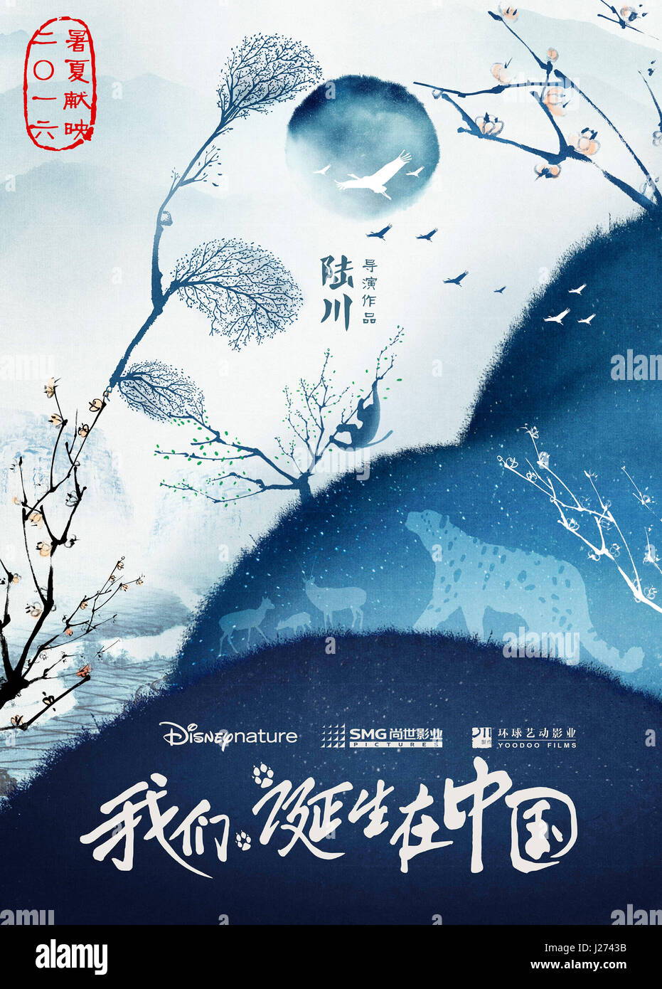 BORN IN CHINA, Chinese poster art, 2016. ©Walt Disney Studios Motion ...