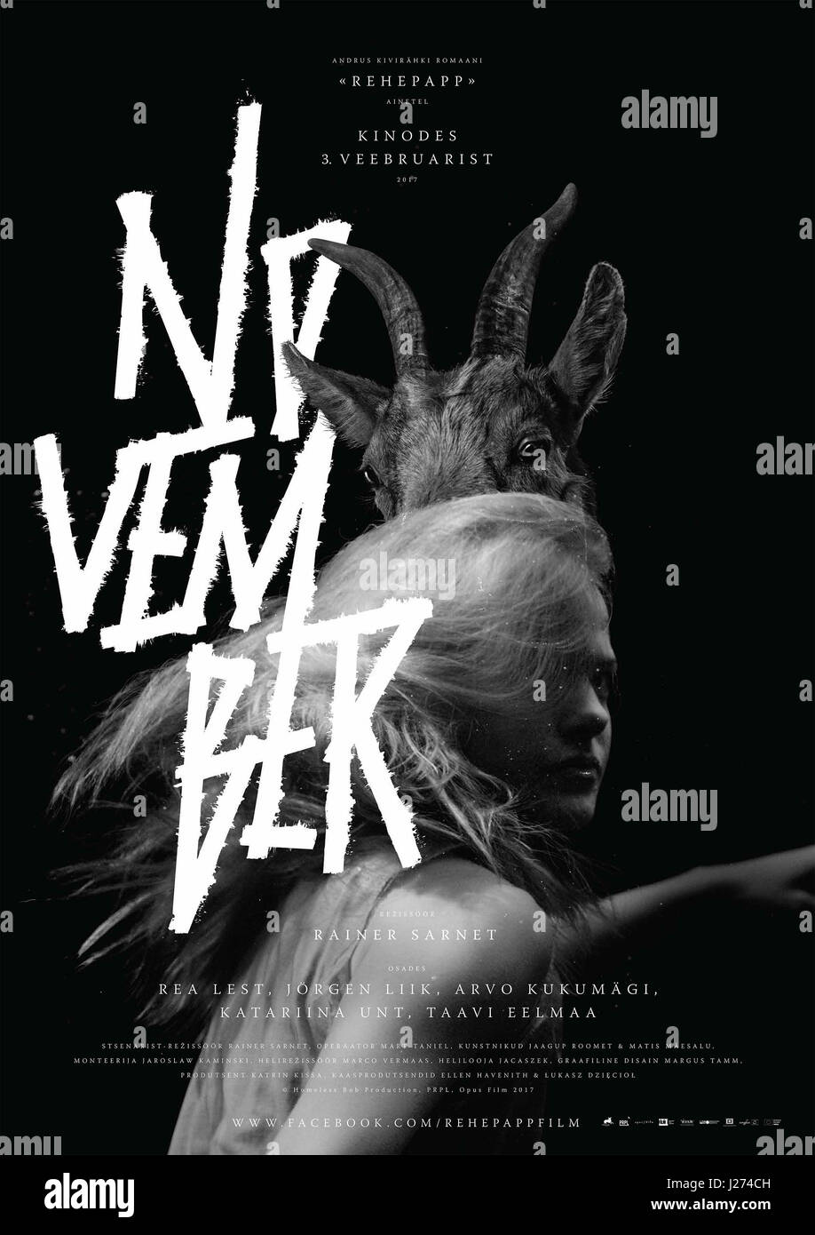NOVEMBER, (aka REHEPAPP), Estonian poster, Rea Lest, 2017. © Opus Film ...