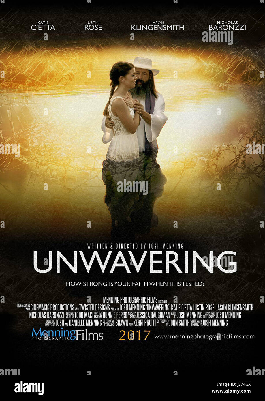 UNWAVERING, US poster, l-r: Katie C'etta, R.J. Campbell, 2017. ©Menning ...