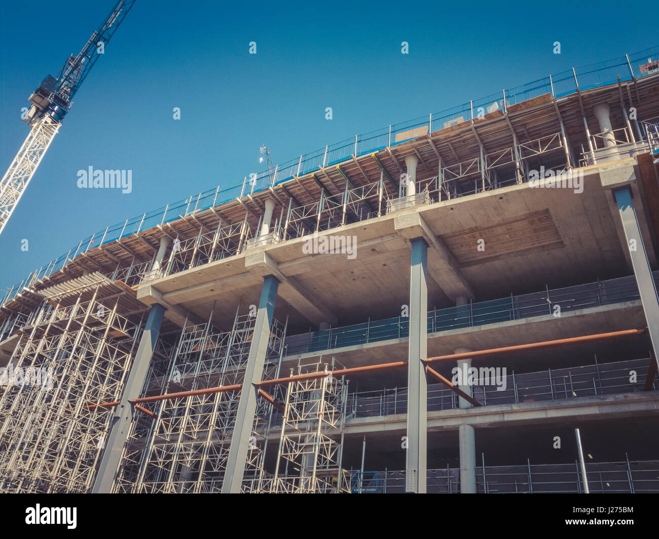New Spurs stadium under construction at White Hart Lane, Tottenham ...