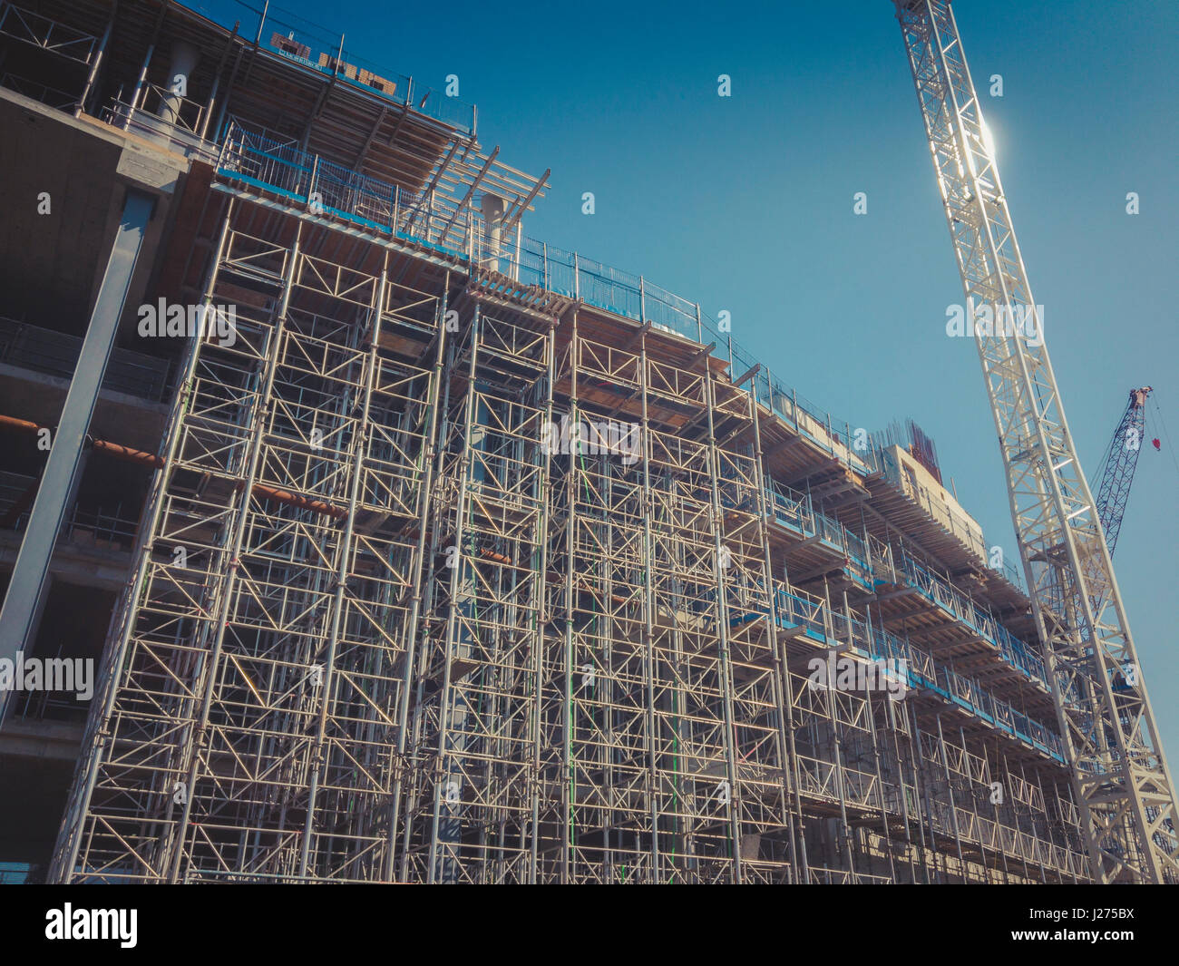 New Spurs stadium under construction at White Hart Lane, Tottenham ...