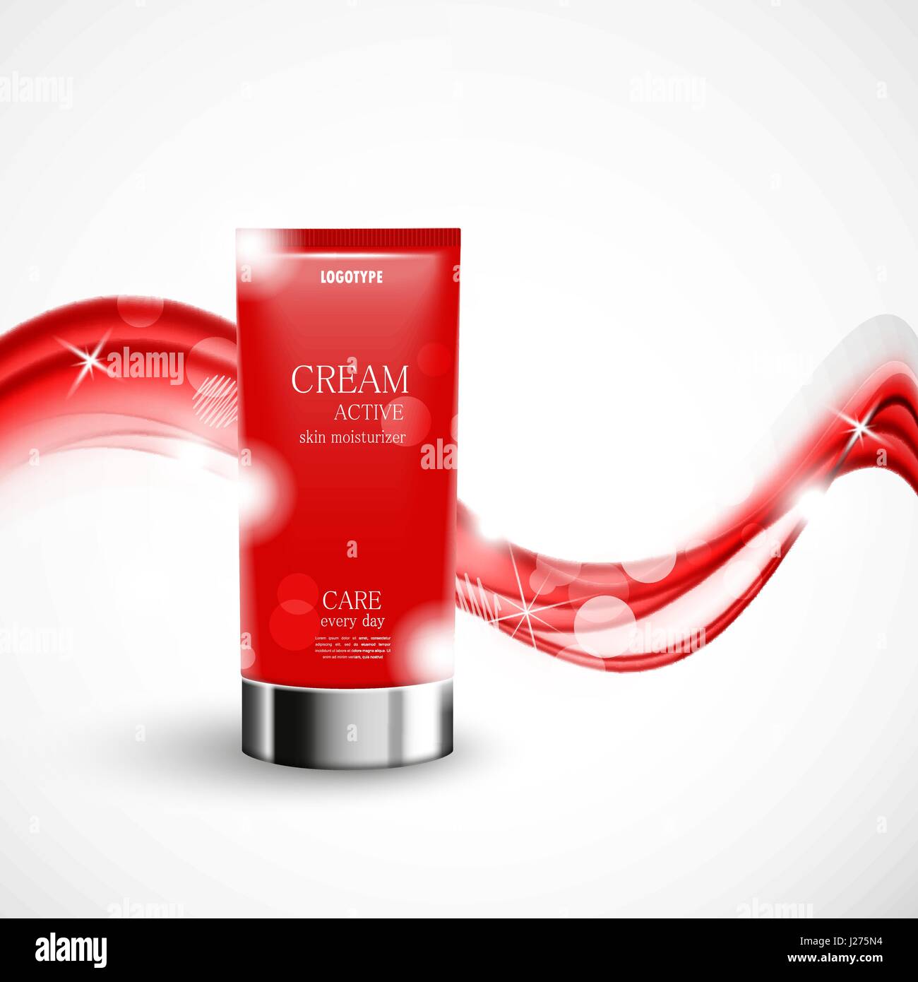 Skin moisturizer cosmetic design template Stock Vector Image & Art - Alamy