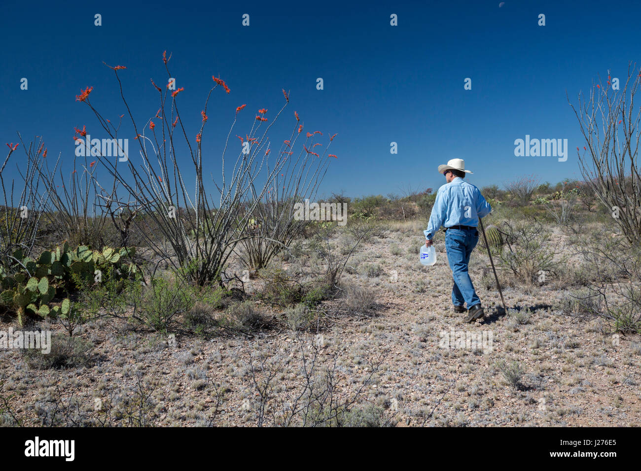 Tucson, Arizona - Pat O'Brien, a member of the Tucson Samaritans ...