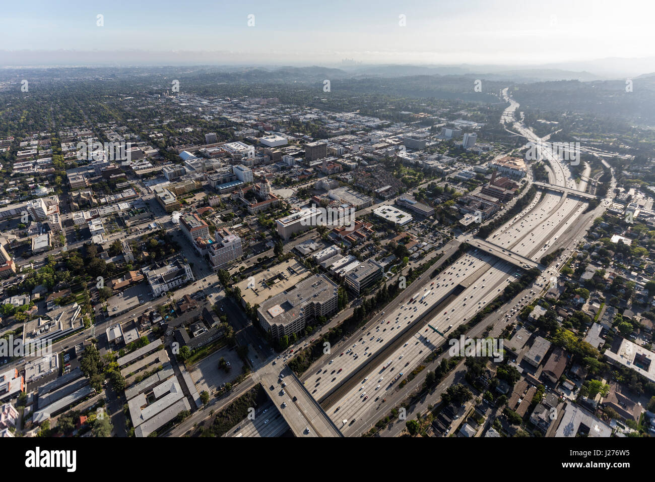 Pasadena aerial hi-res stock photography and images - Alamy