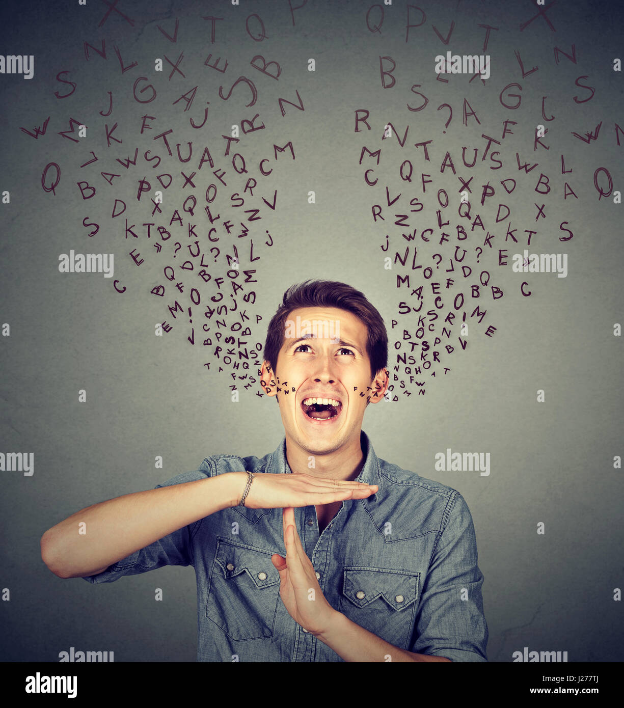English alphabet gesture hi-res stock photography and images - Alamy