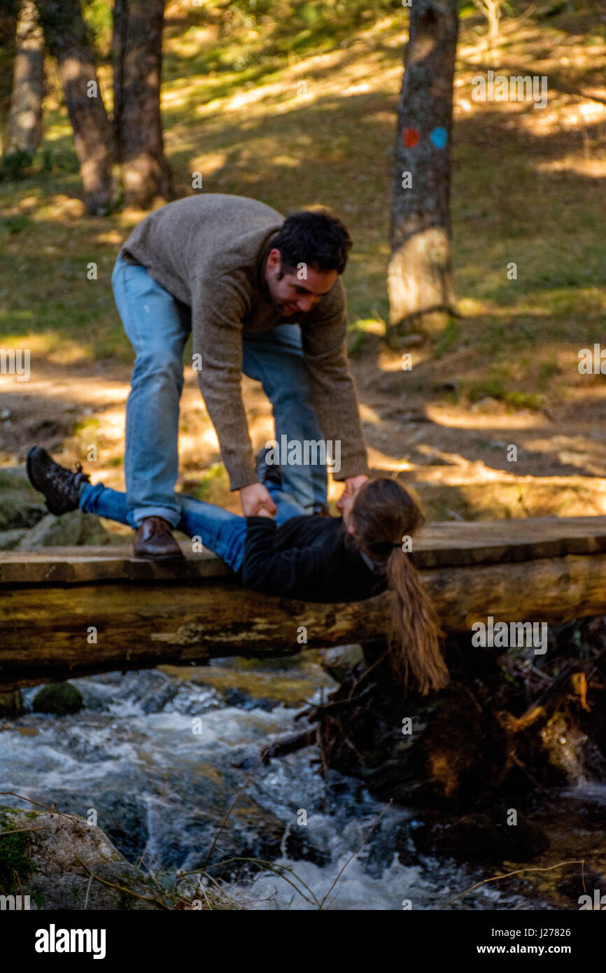 Little big older younger sister hi-res stock photography and images - Alamy