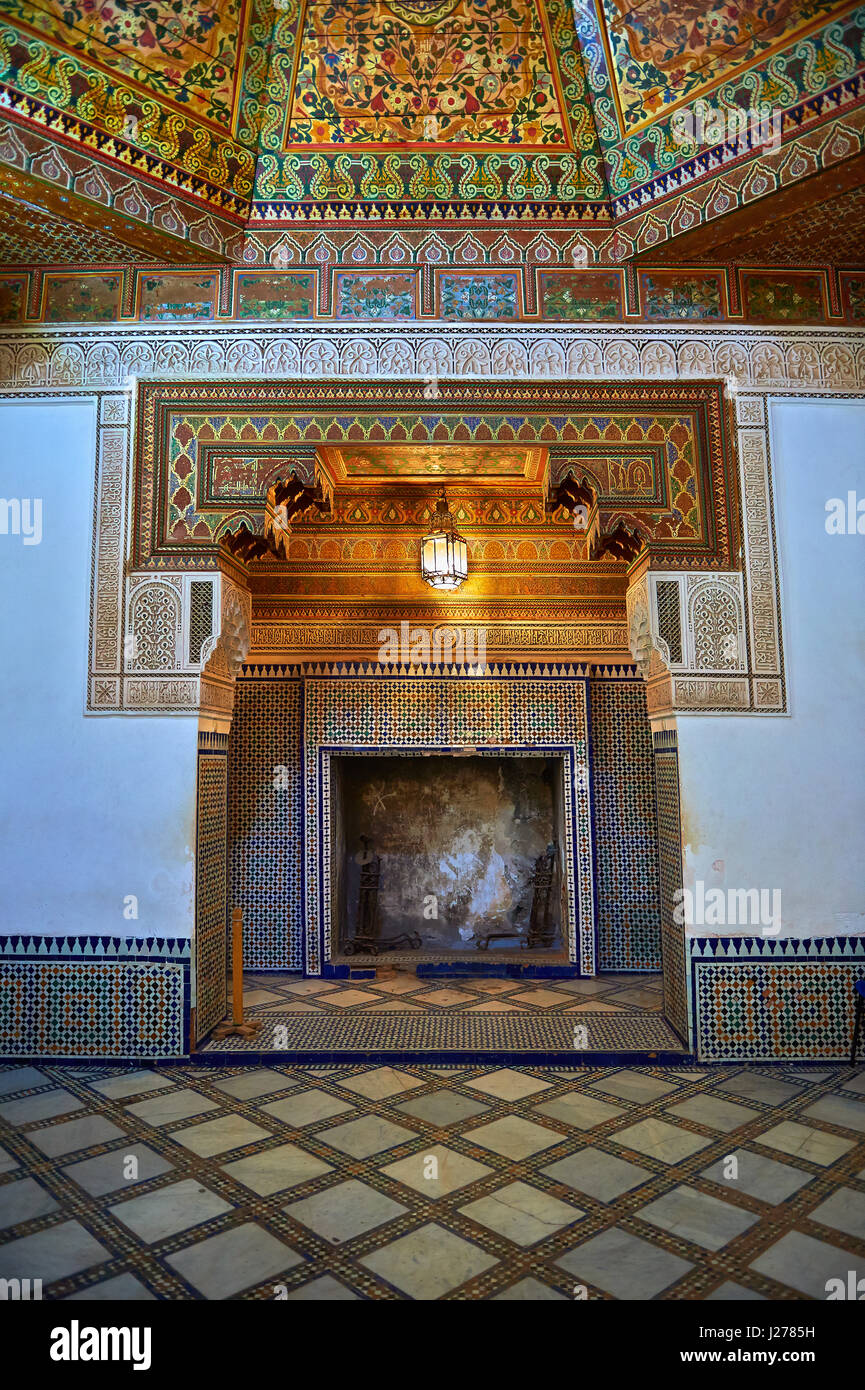 Berber Arabesque Mocarabe plasterwork fire surround.The Grand Court ...