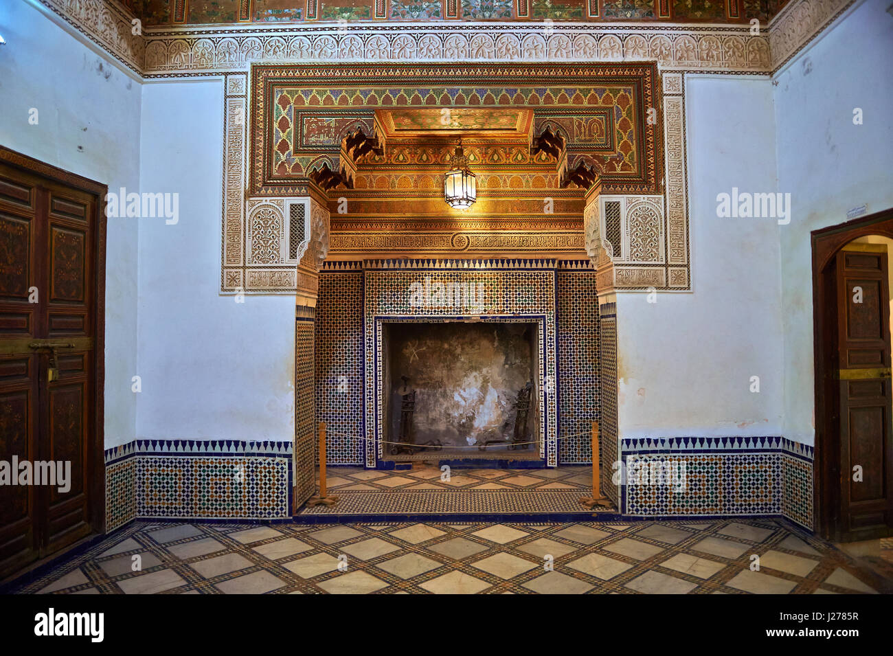 Berber Arabesque Mocarabe plasterwork fire surround.The Grand Court ...