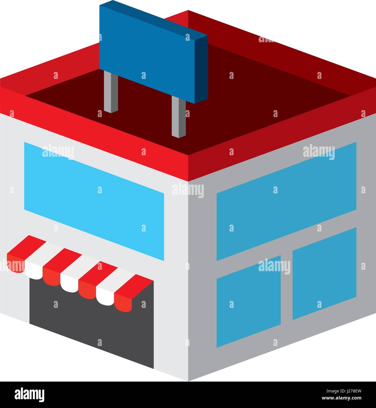 store building isometric icon Stock Vector Image & Art - Alamy