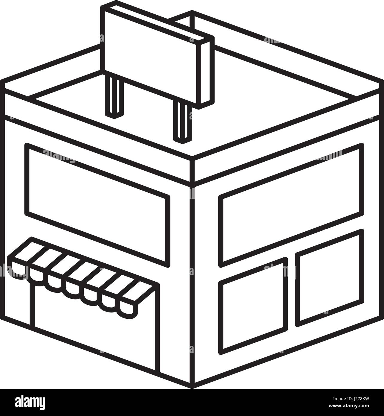 store building isometric icon Stock Vector Image & Art - Alamy