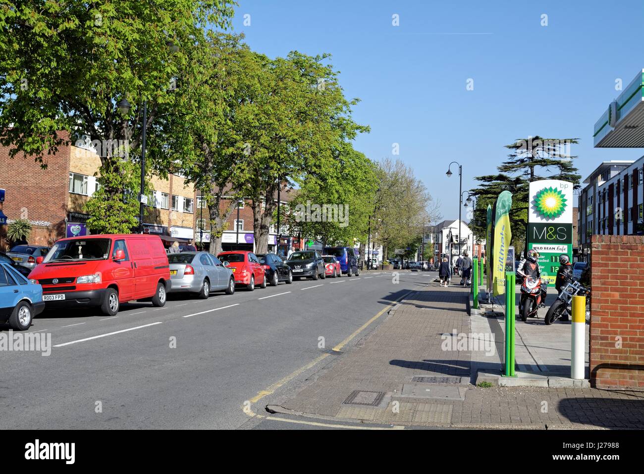 High Street Shepperton Surrey UK Stock Photo - Alamy