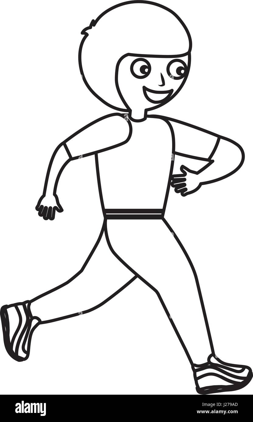 little kid running icon Stock Vector Image & Art - Alamy