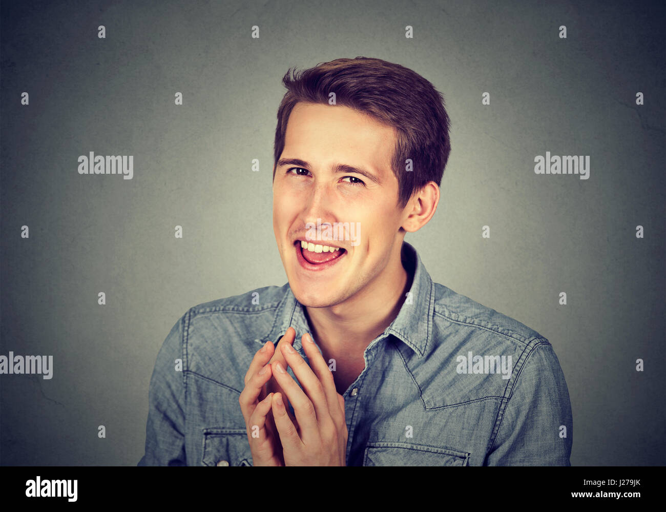Sneaky scheming young man trying to plot something, screw someone ... Sneaky scheming young man trying to plot something, screw someone ...