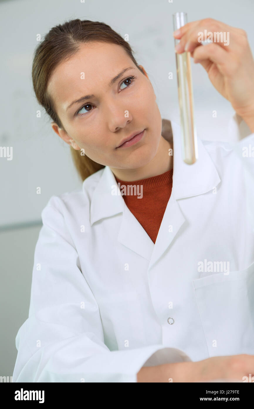 the laboratory assistant Stock Photo - Alamy