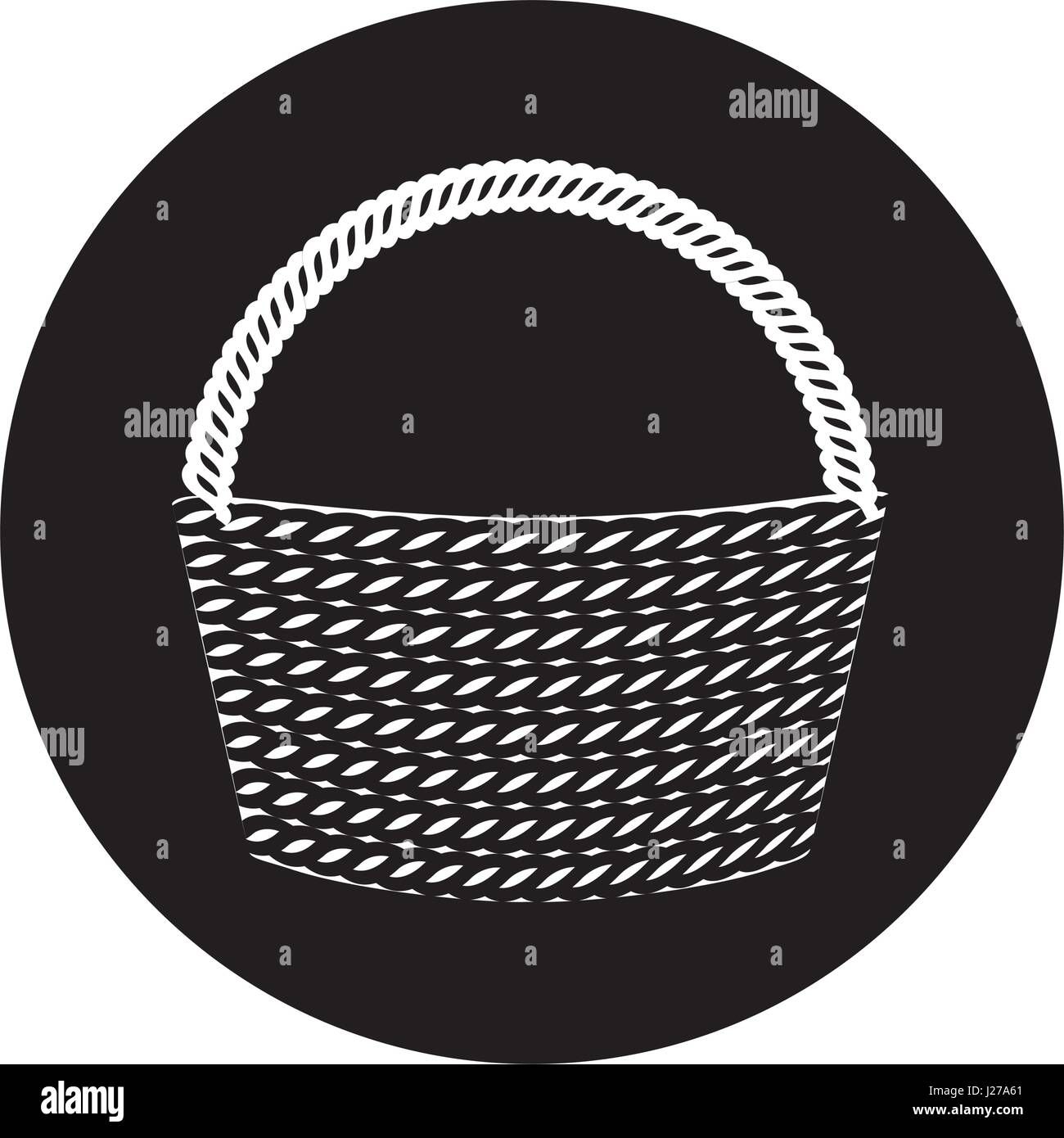 basket empty isolated icon Stock Vector Image & Art - Alamy