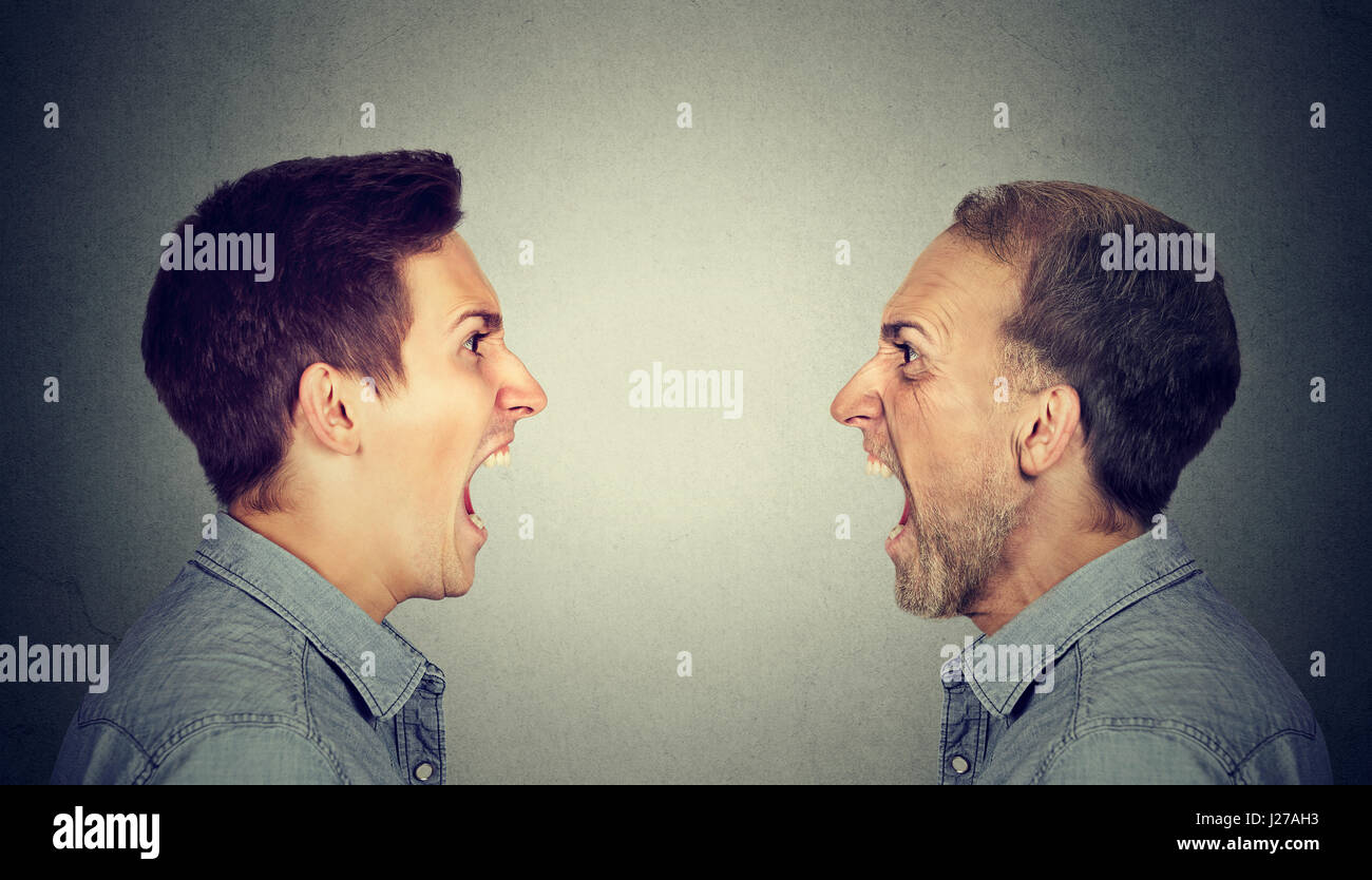 Angry Old Man Yelling