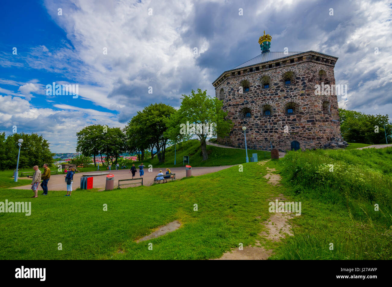 Skansen Kronan fortress in Gothenburg, Sweden Stock Photo - Alamy