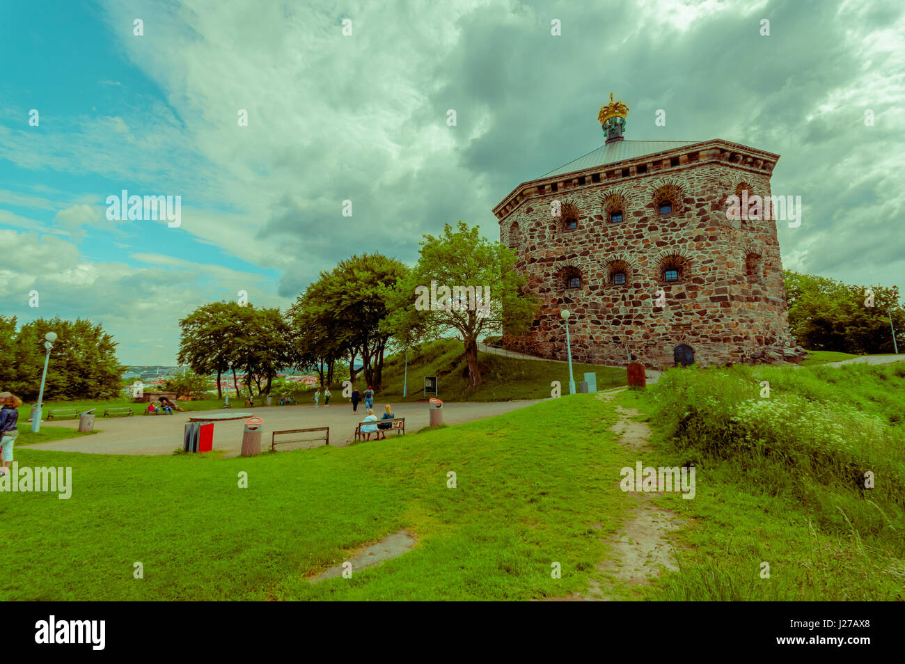 Skansen Kronan fortress in Gothenburg, Sweden Stock Photo - Alamy