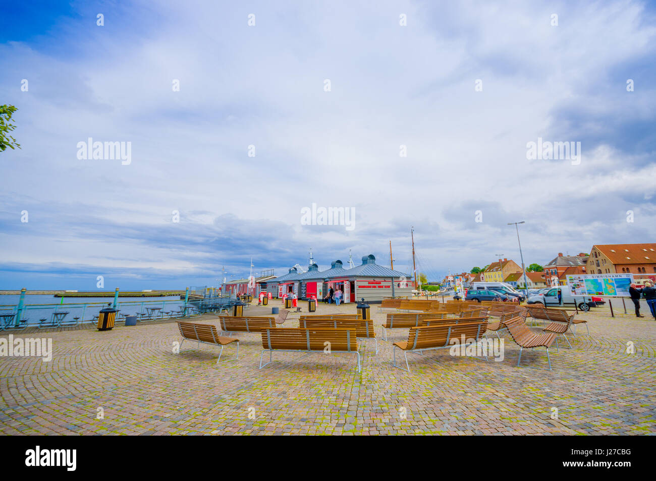 Harbour in Simrishamn, Sweden Stock Photo - Alamy