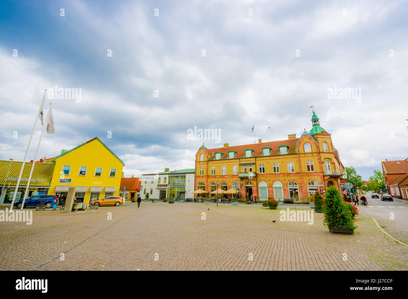 Beautiful town of Simrishamn, Sweden Stock Photo - Alamy