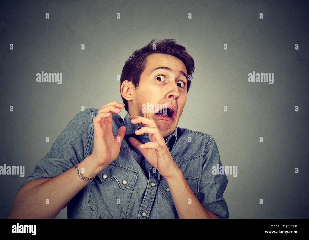 People Looking Scared