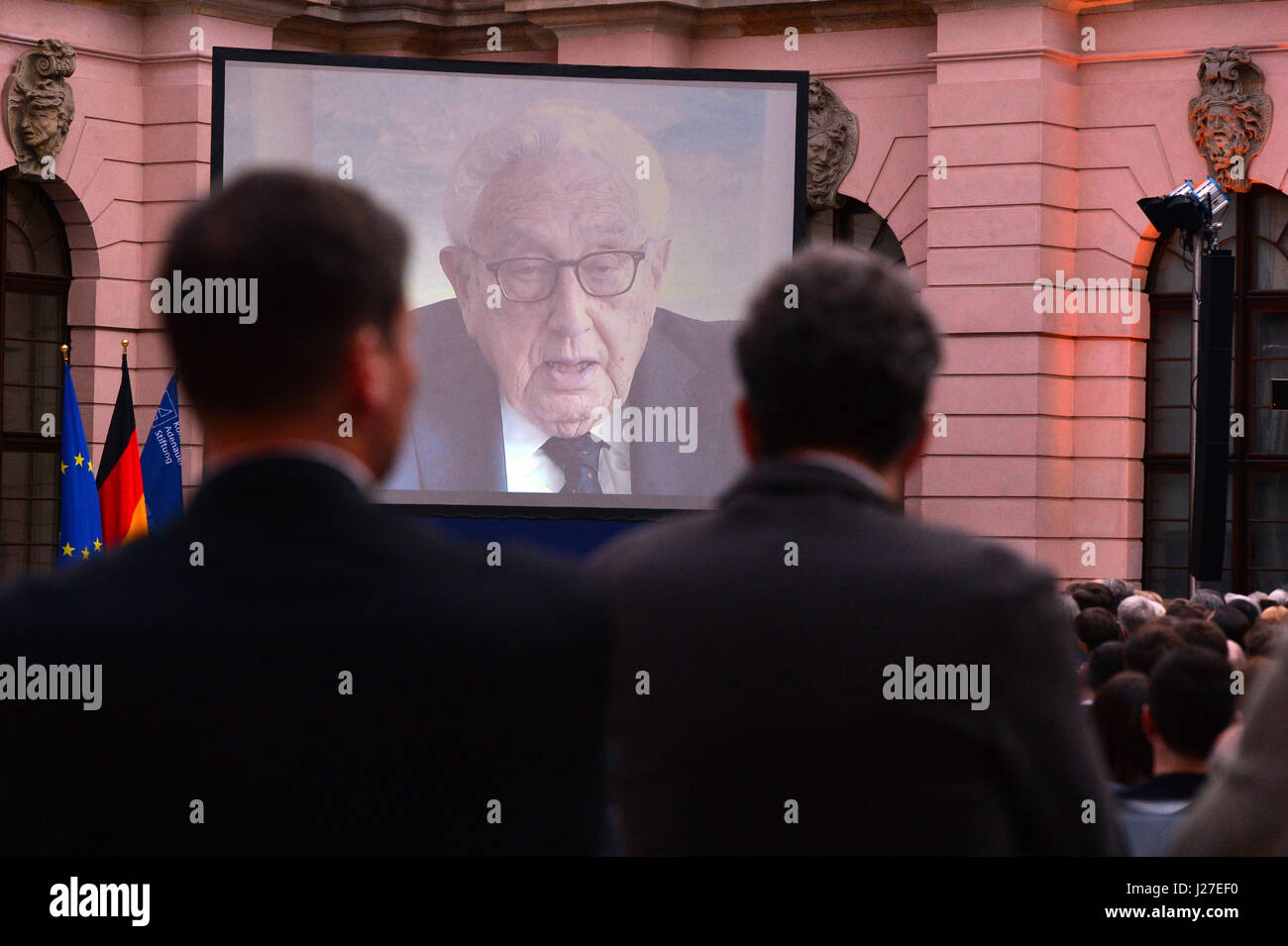 Berlin, Germany. 25th Apr, 2017. Henry Kissinger, former US Foreign ...