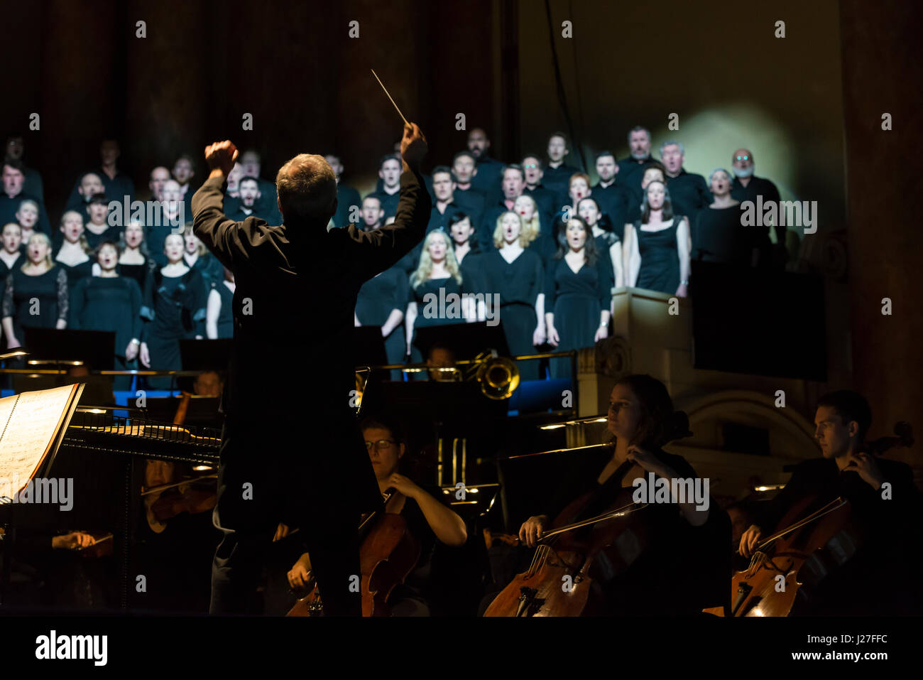 Leeds, UK. 25th Apr, 2017. ‘Turandot' by Giacomo Puccini, performed by ...