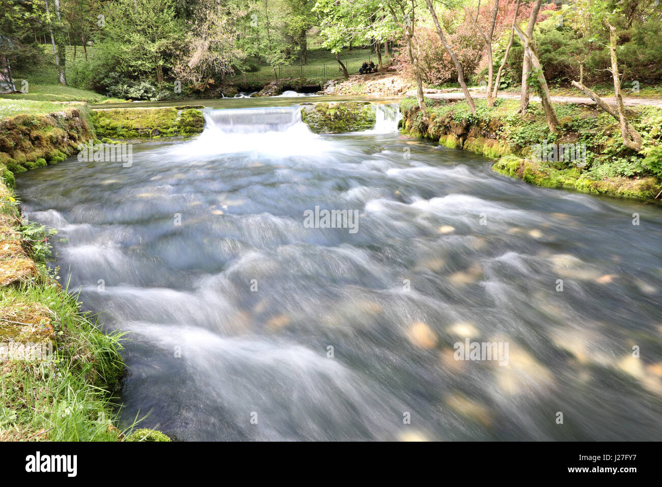 Sarajevo, Bosnia and Herzegovina. 25th Apr, 2017. A view of a spring of ...
