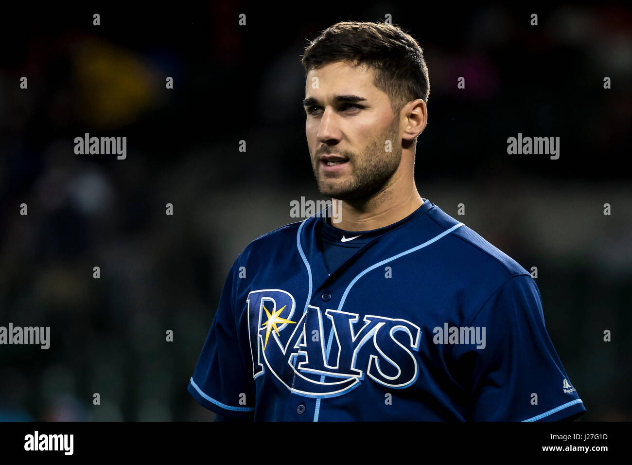 Baltimore, Maryland, USA. 24th Apr, 2017. Tampa Bay Rays center fielder ...
