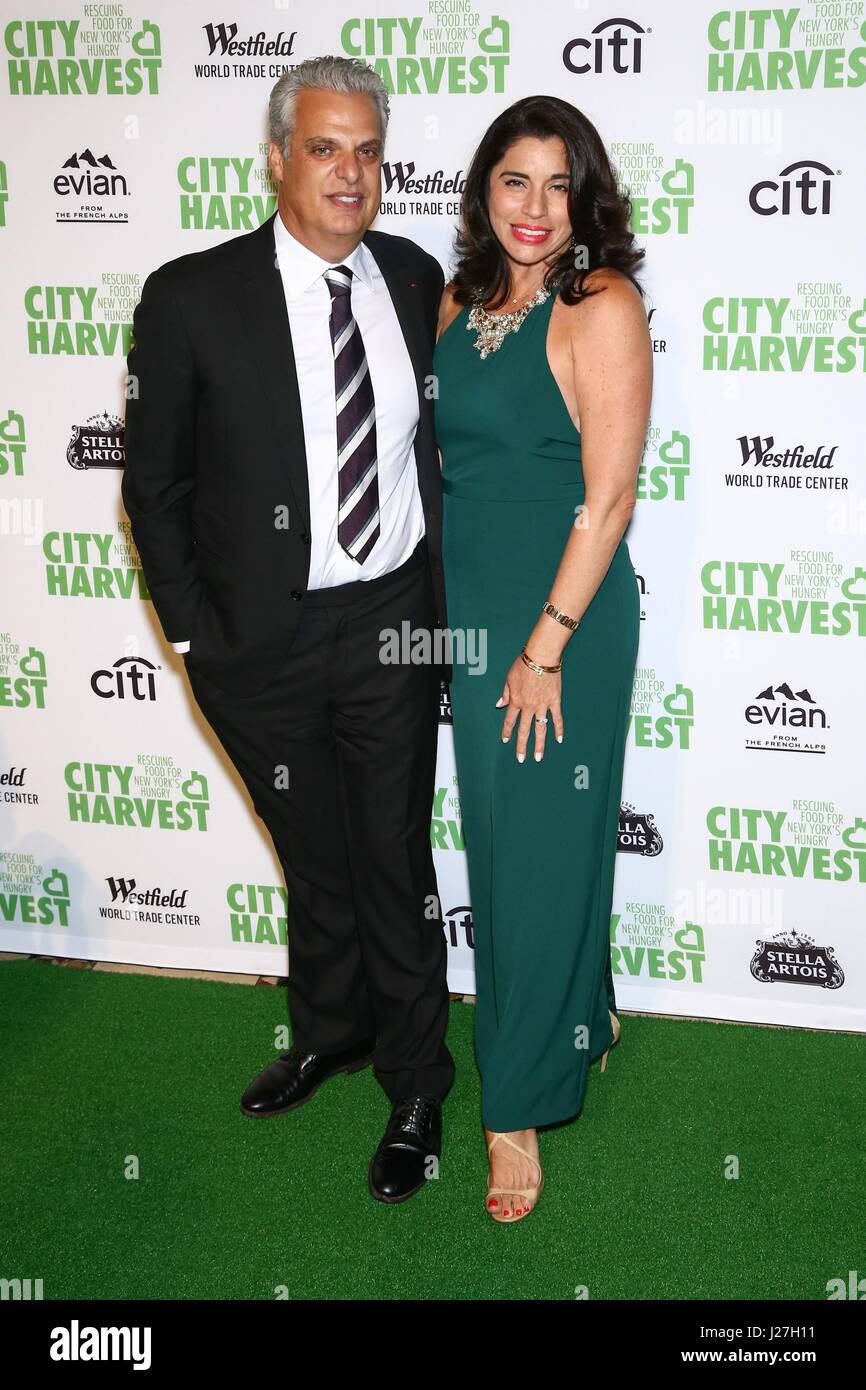 New York, NY, USA. 25th Apr, 2017. Eric Ripert, Sandra Ripert at arrivals for City Harvest's ...