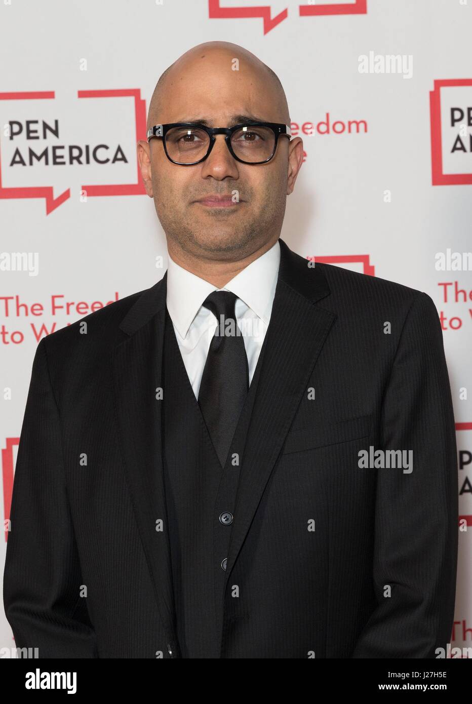 New York, NY, USA. 25th Apr, 2017. Ayad Akhtar at arrivals for PEN ...