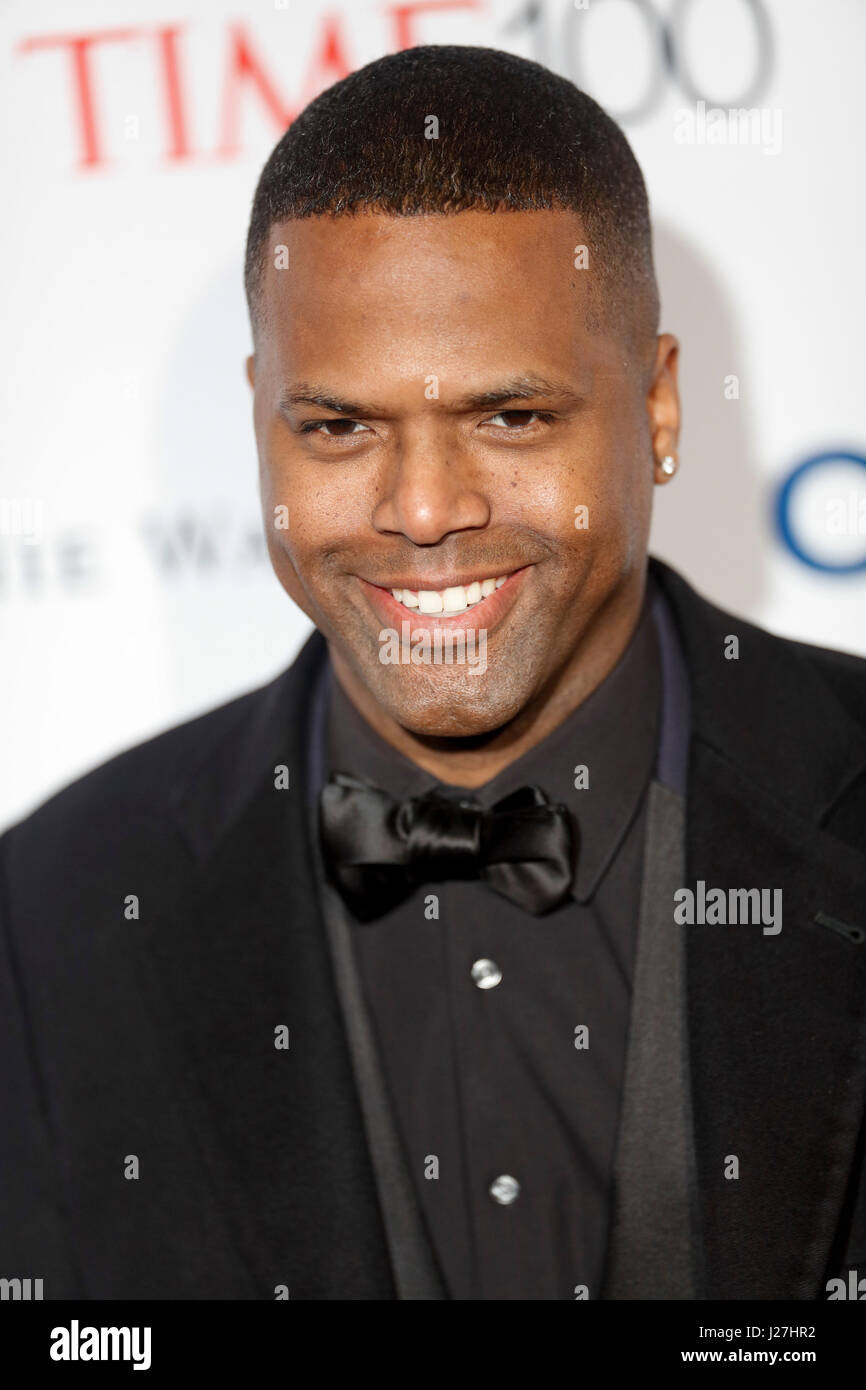 New York, USA. 25th Apr, 2017. A.J. Calloway attends the 2017 Time 100 ...