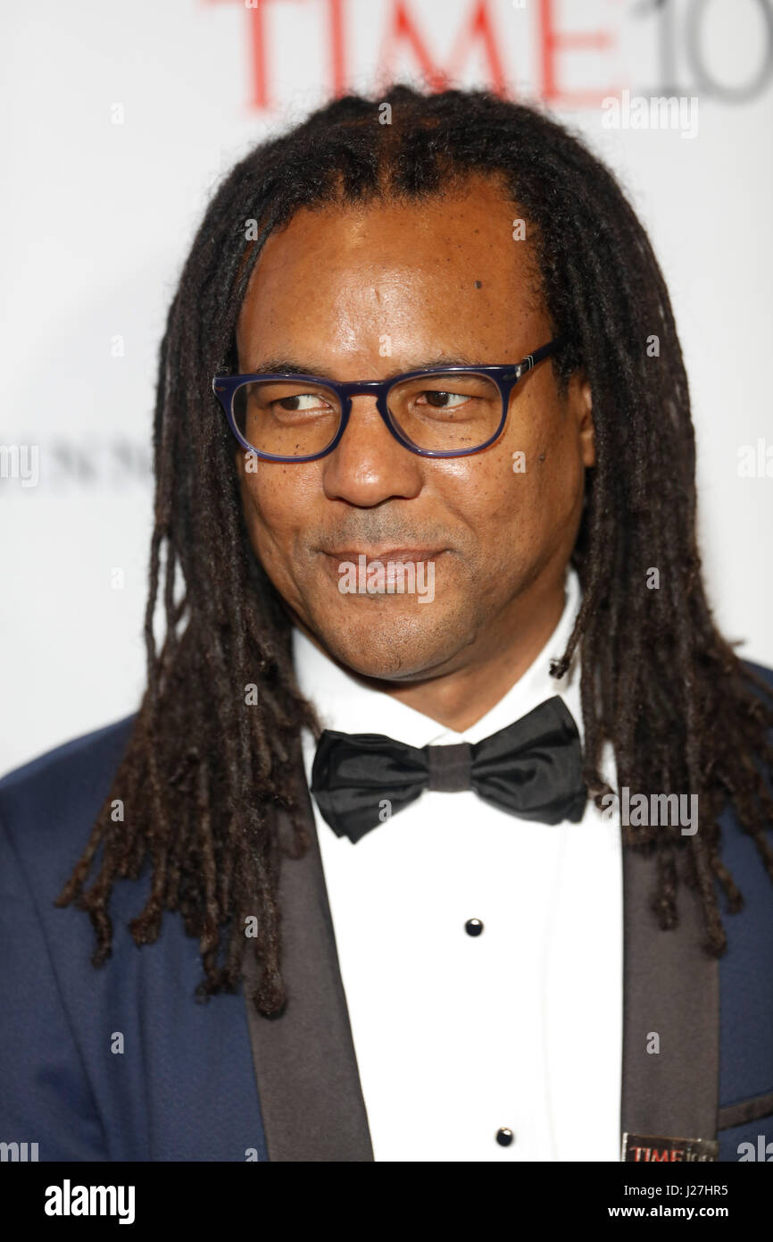 New York, USA. 25th Apr, 2017. Colson Whitehead attends the 2017 Time ...
