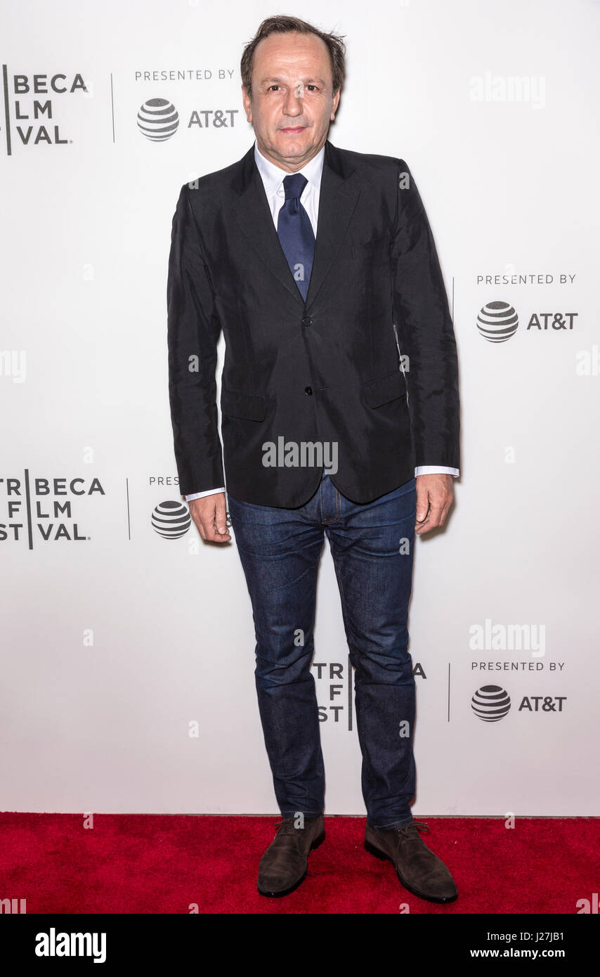 New York, USA. 25th April, 2017. Actor Arnaud Viard attends 'Paris Can ...