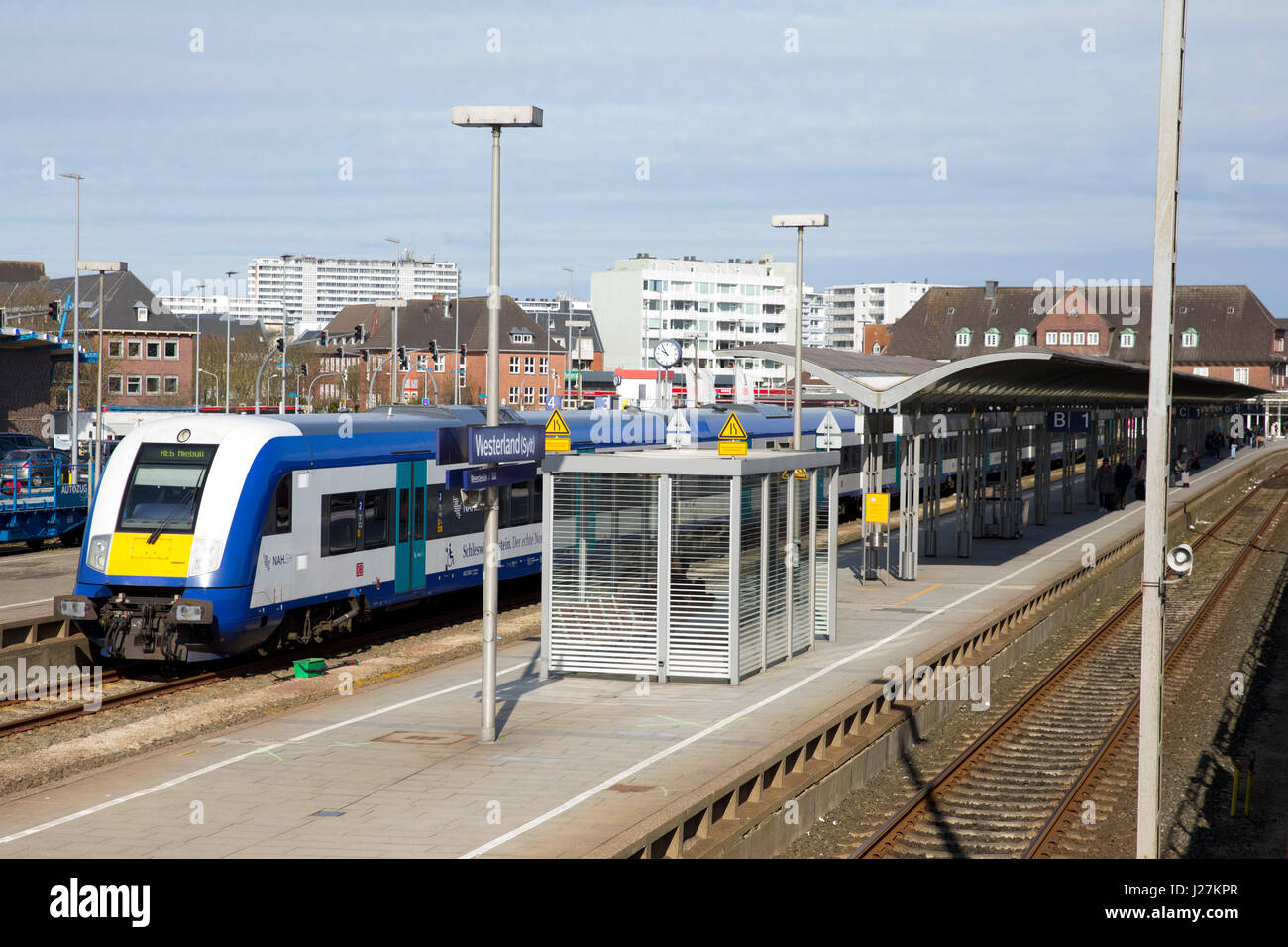 A regional train of the regional public transport association Schleswig ...