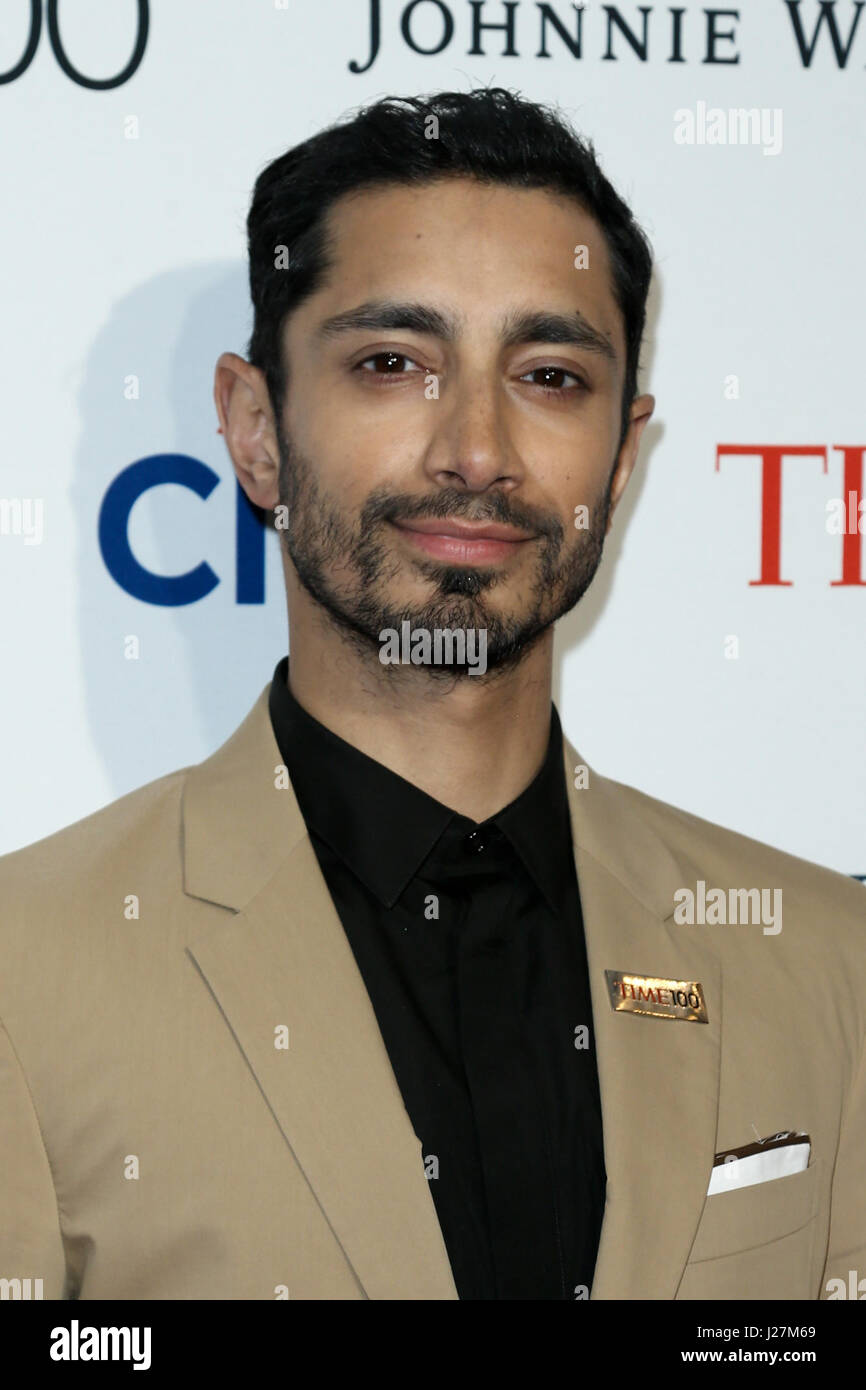 New York, USA. 25th April, 2017. Actor Riz Ahmed attends the Time 100 ...