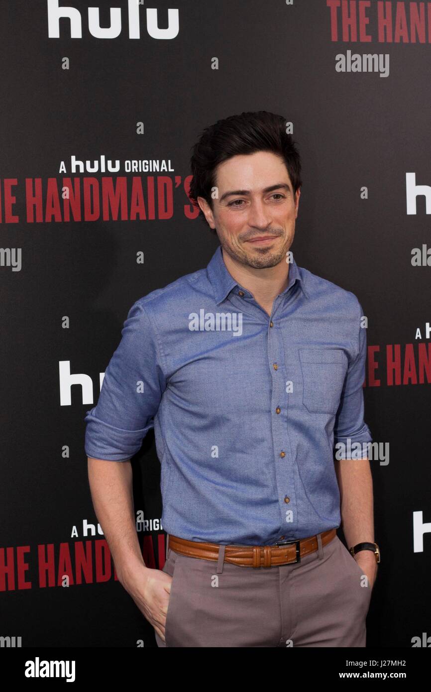 Los Angeles, USA. 25th Apr, 2017. Ben Feldman arrives at Hulu's The ...