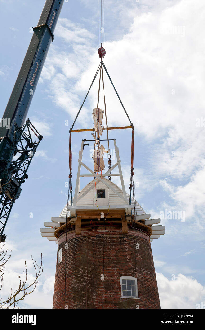 Norfolk Broads, UK. 16th May, 2017. An iconic landmark on the Norfolk ...