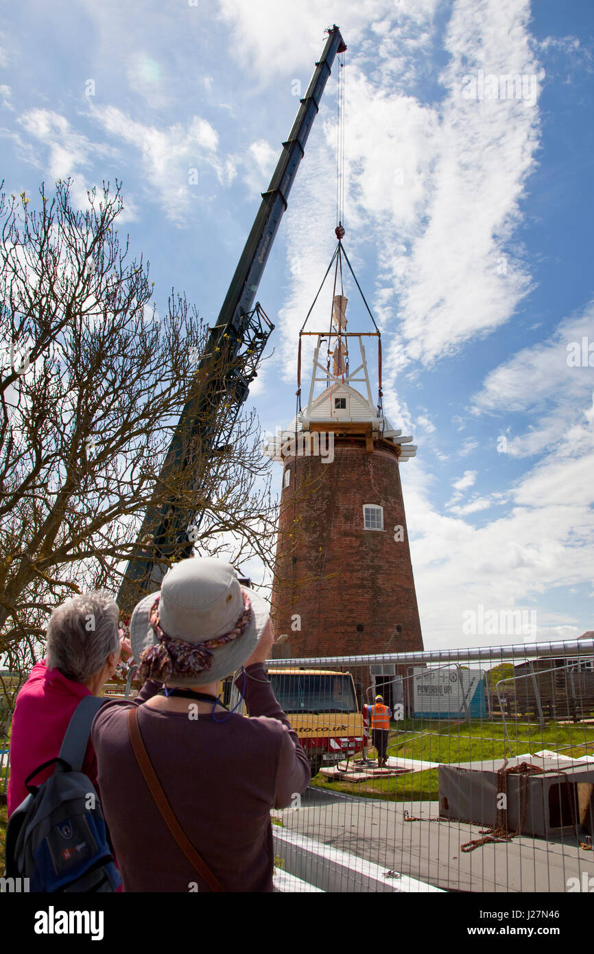 Norfolk Broads, UK. 16th May, 2017. An iconic landmark on the Norfolk ...