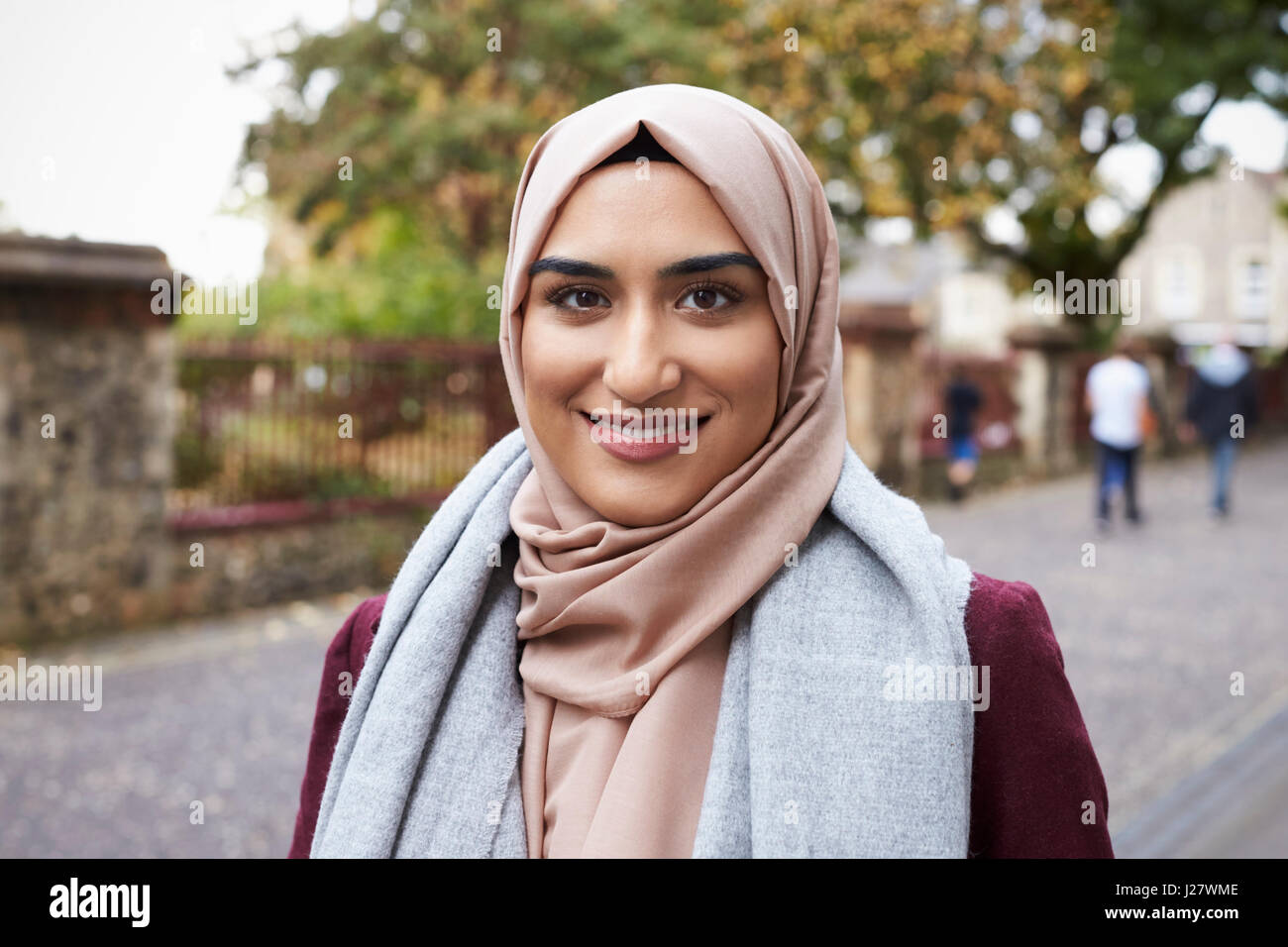 Portrait british muslim woman hi-res stock photography and images - Alamy